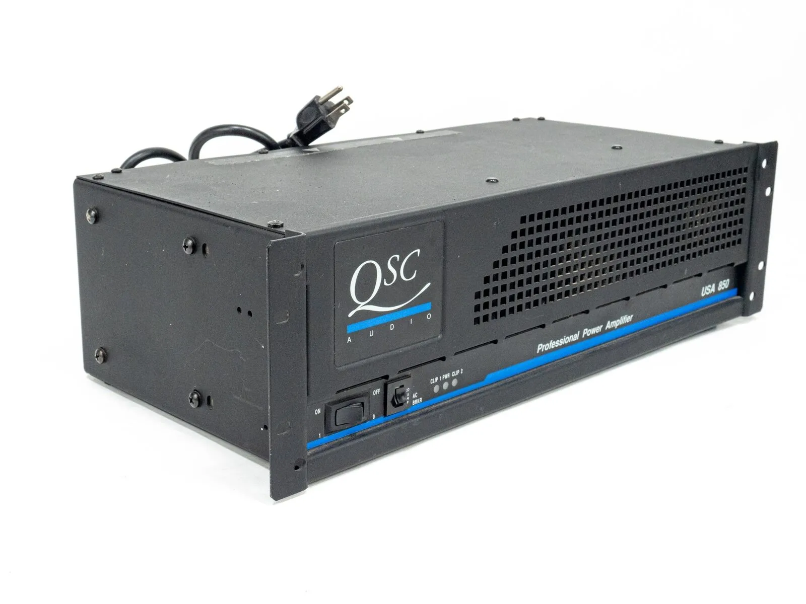 Used QSC 850 Power Amplifier | Gearsupply Pro AV Marketplace