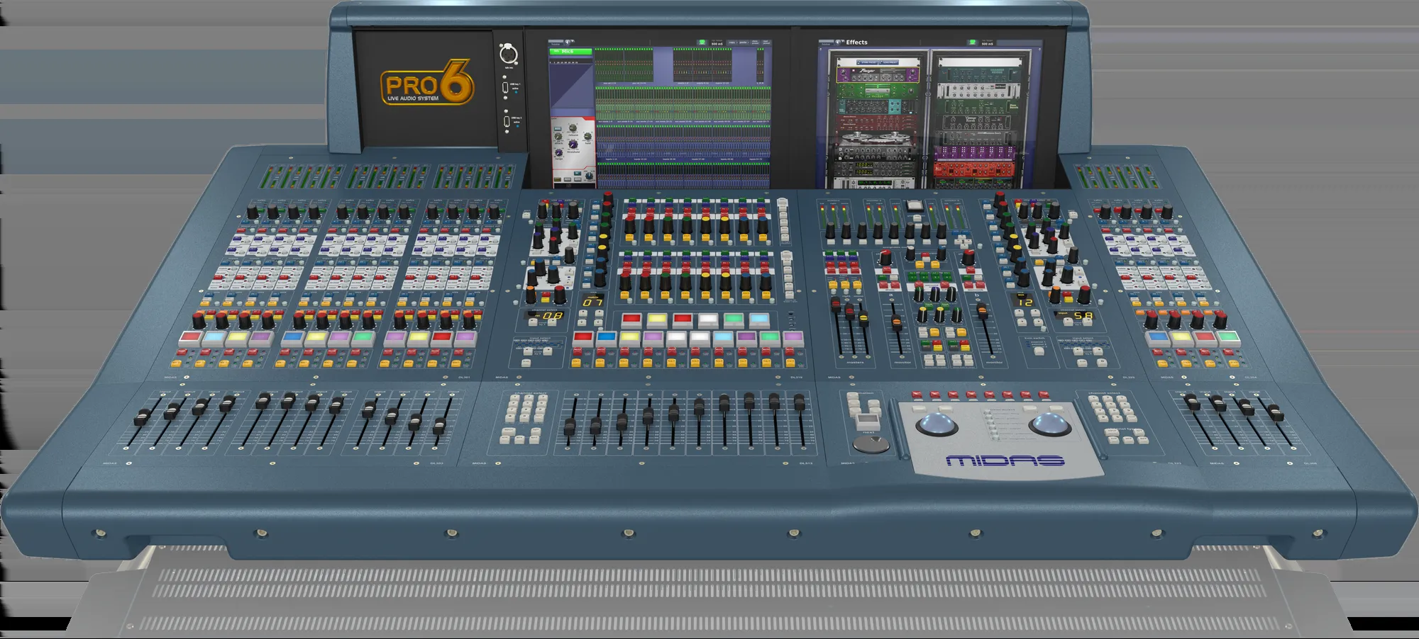 Used Midas PRO6-CC-IP Digital Mixing Console | Gearsupply Pro AV ...